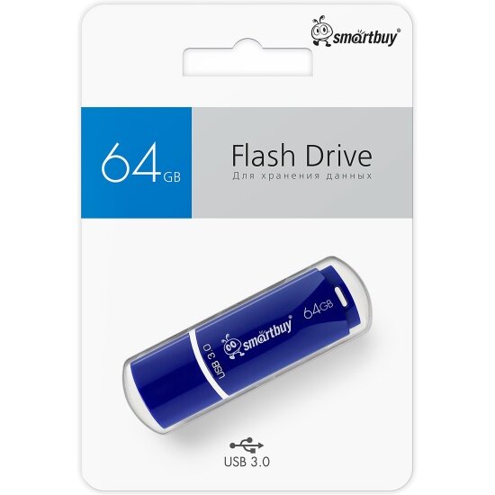 USB флешка Smartbuy 64Gb Crown blue USB 3.0