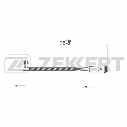 Датчик износа тормозных колодок MB Viano (W639) 03- Vito/Mixto (W639) 03- VW Crafter 30-35 06- ZEKKERT bs8018 для Mercedes SPRINTER 906, Viano W639, Vito W639; VW CRAFTER 3035 2E,