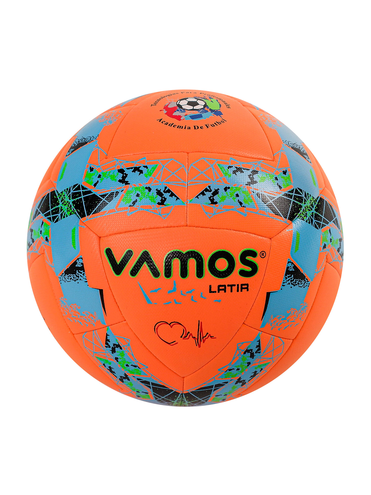 Мяч футбольный Vamos LATIR, 5 размер, гибридная сшивка, 20 панелей