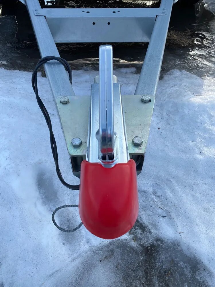 Запчасти для прицепа, резиновый наконечник (кожух защитный) для сцепной головки, 1 шт.