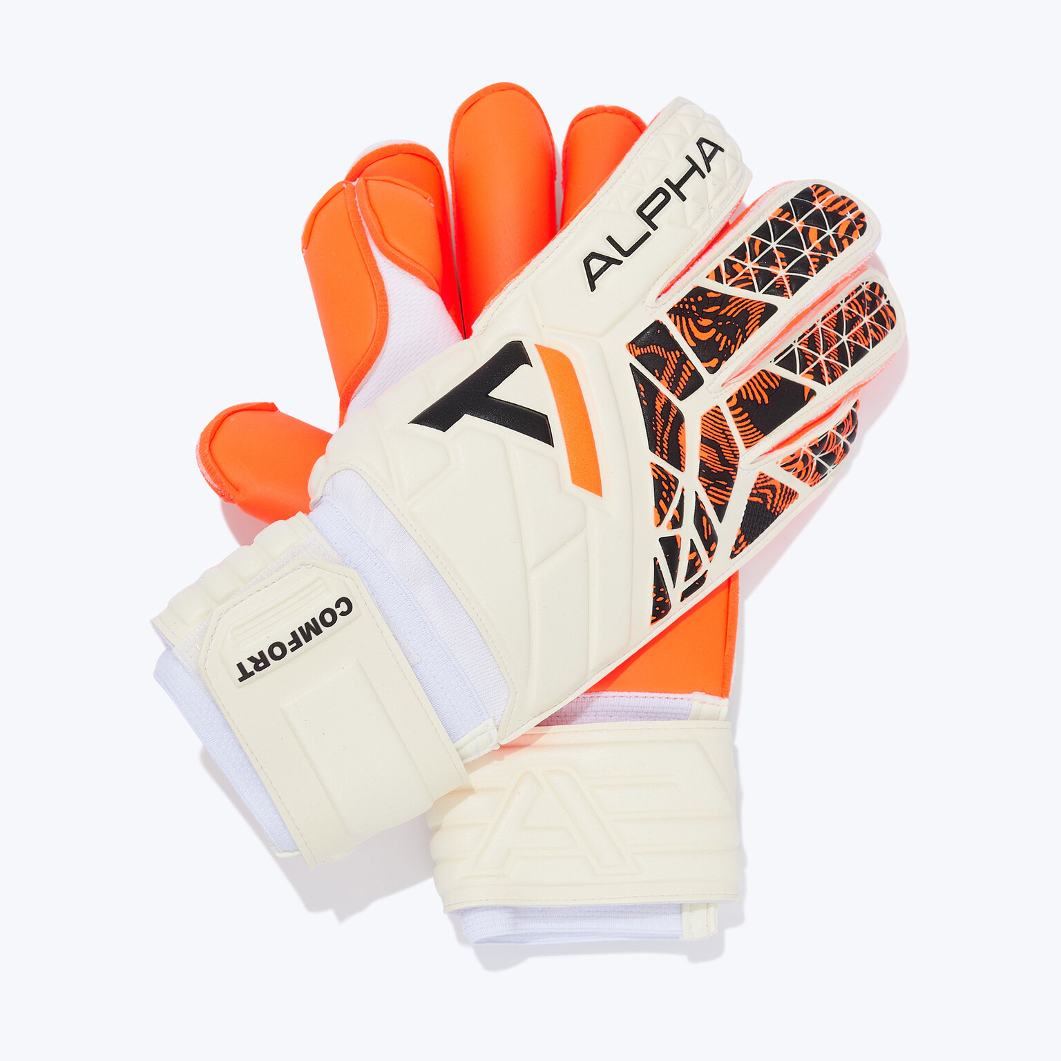 Перчатки вратарские AlphaKeepers Pro Roll Comfort Lite 10 144102, размер 10 (10 Размер ), Белый - Красный