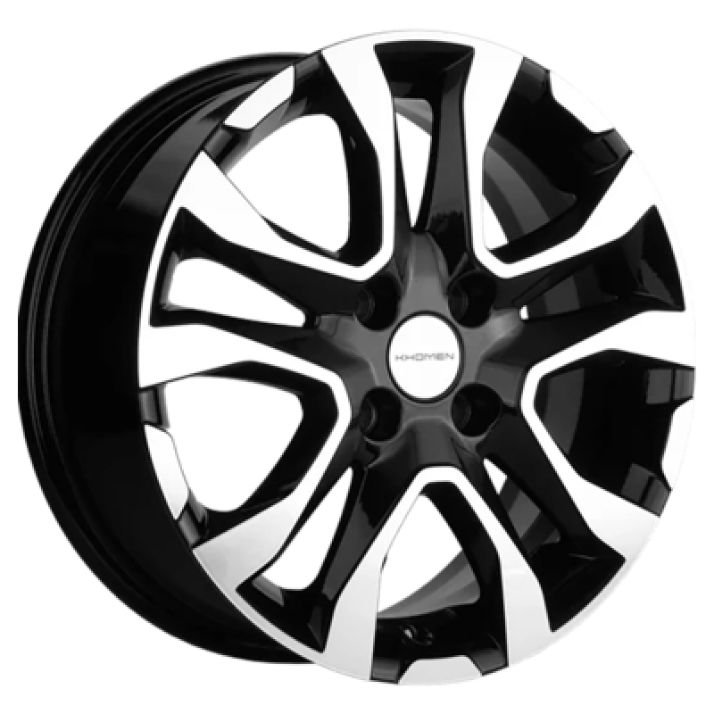 Диск колесный Khomen Wheels KHW1503 (Cobalt) 6,0x15 4x100 Dia56.6 ET39 цвет Black-FP