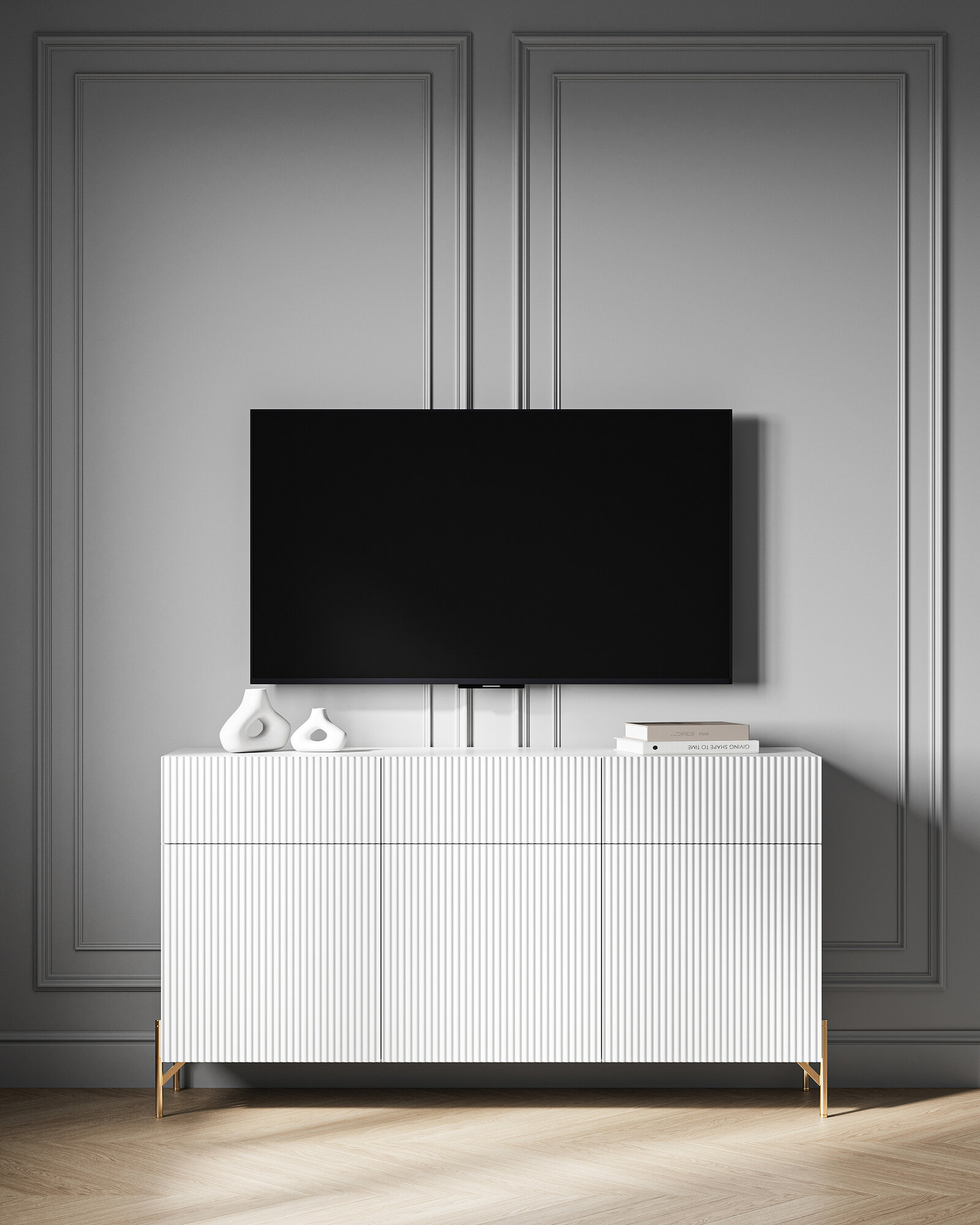 Комод Моника с ящиками для одежды и хранения вещей, современный стиль, МДФ фасады