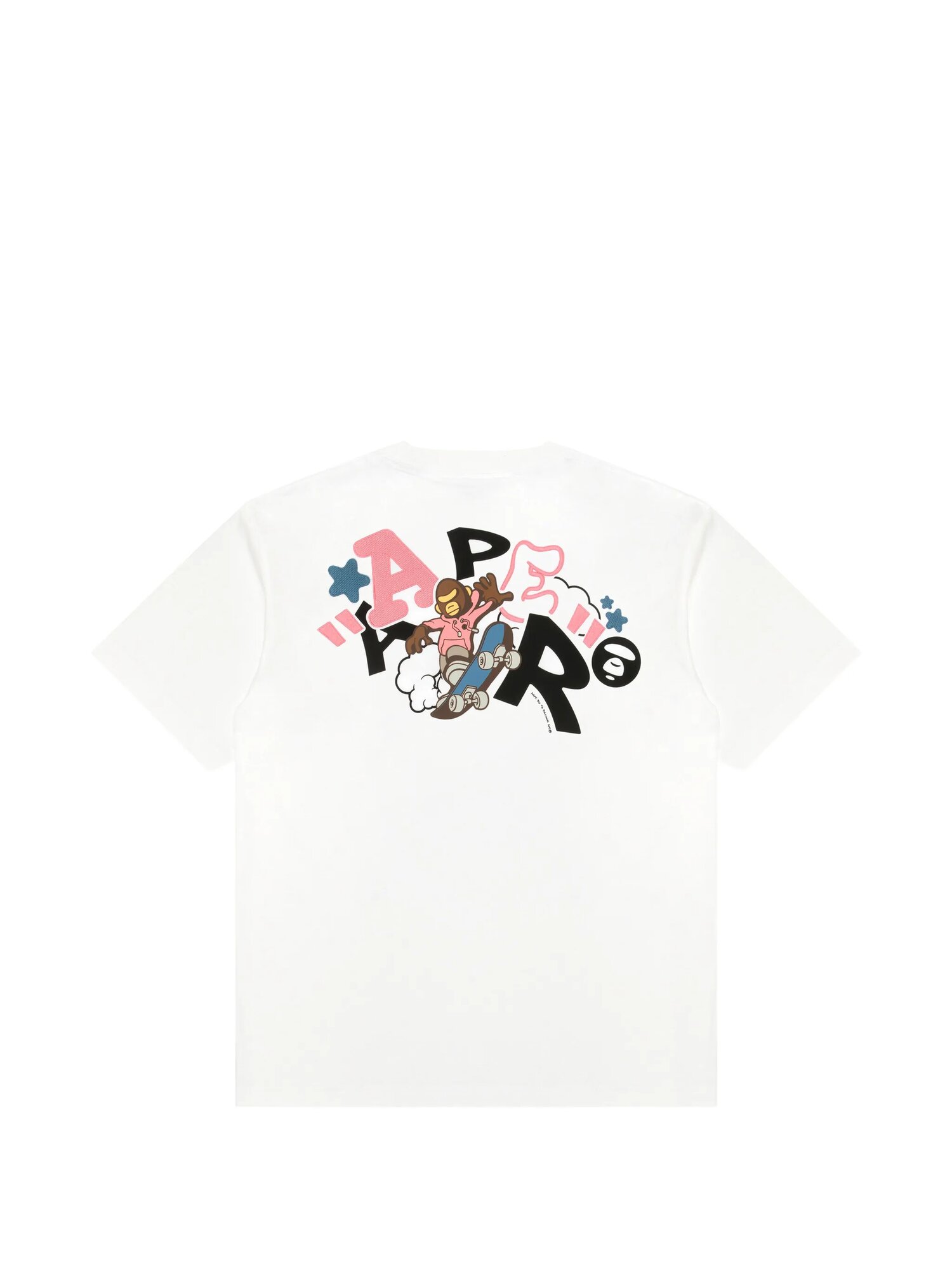 Футболка AAPE BY A BATHING APE, размер XL, белый, — фото 1