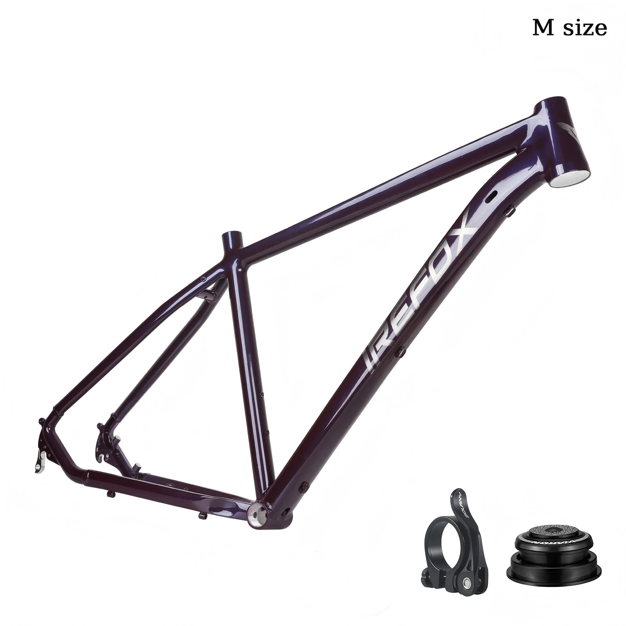 IREFOX 6061 алюминиевая рама для горного велосипеда 27,5/29 дюймов Фиолетовый, 29-Purple M size