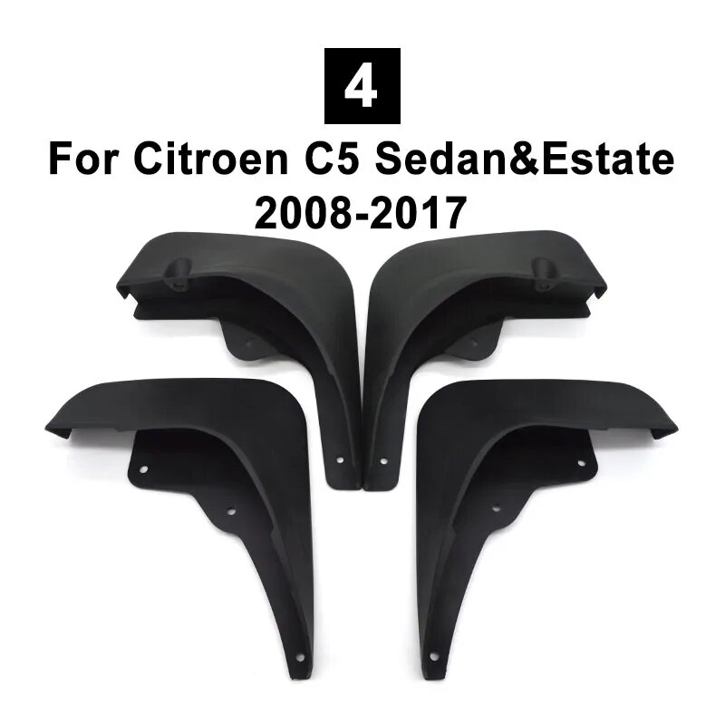 ZD Автомобильные передние и задние брызговики для Citroen C2 2003-2009 Citroen C4 Hatch C5 2008-2017