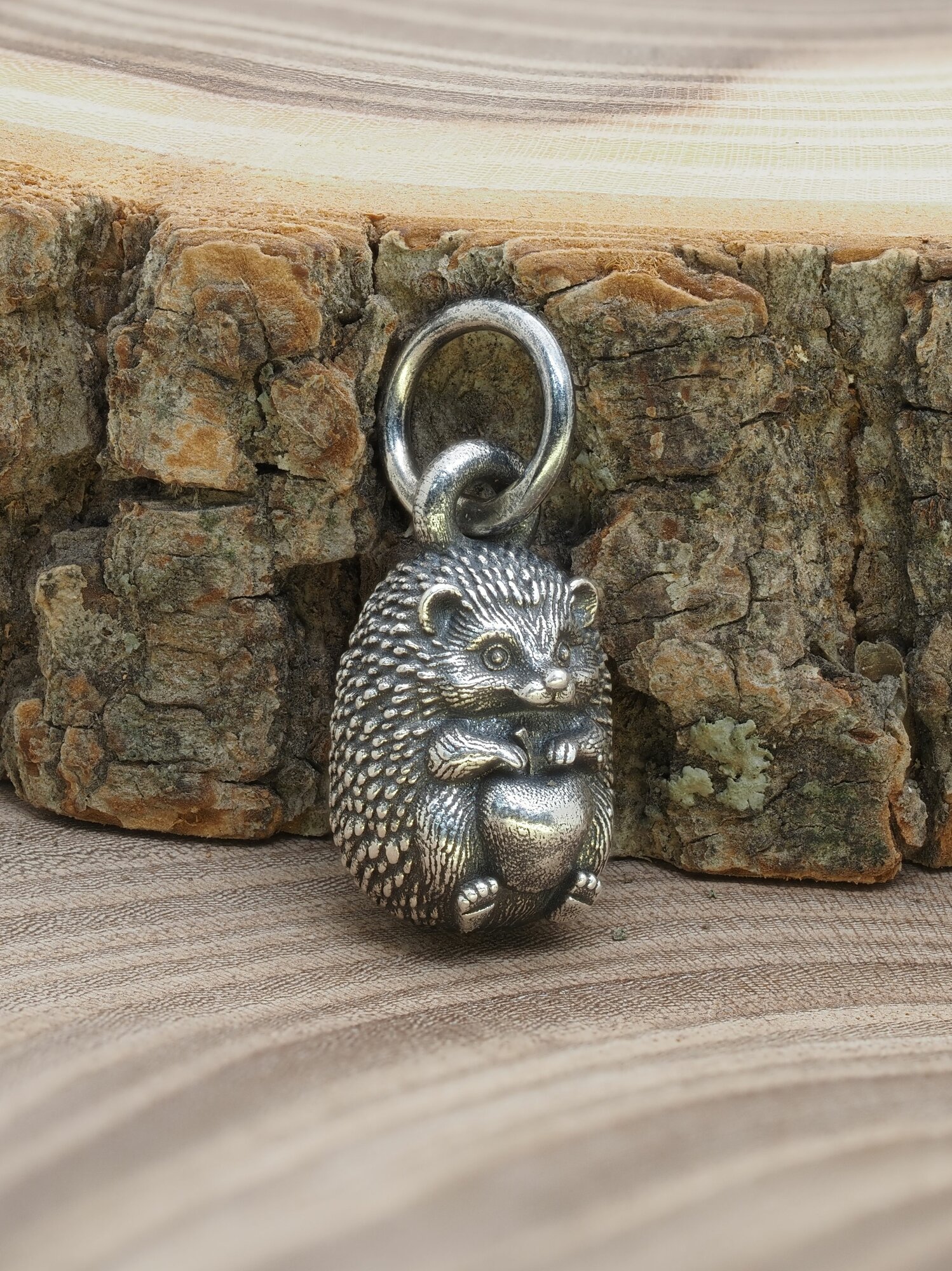 Подвеска, серебро, 925 проба, чернение