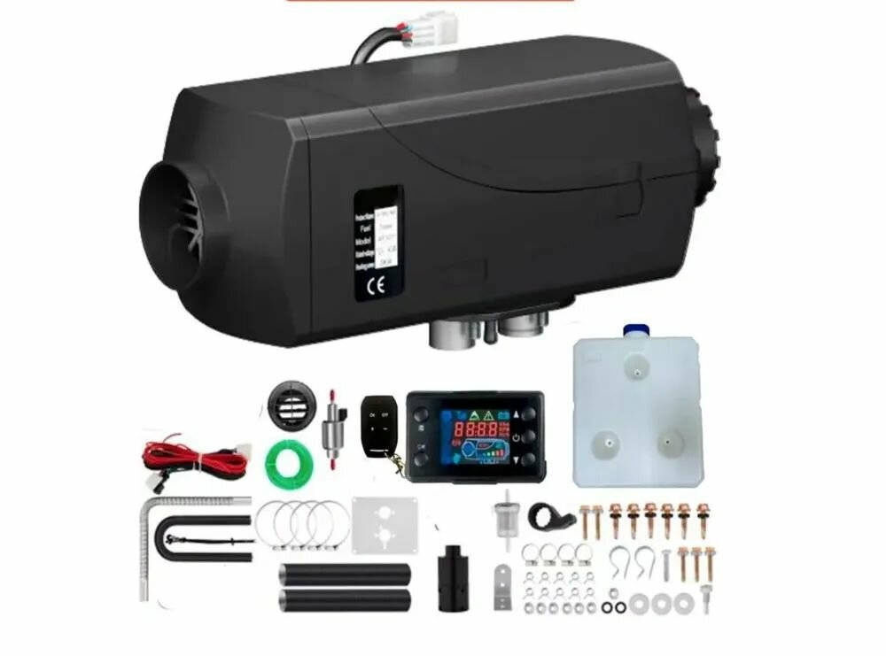 Дизельный автономный отопитель HGA TOOLS 12В, 5 кВт — для грузовиков, микроавтобусов, Газель, Камаз и спецтехники
