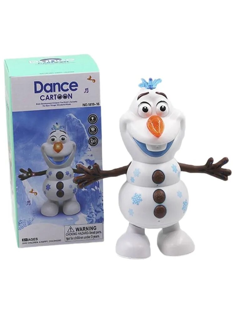 FROZEN Olaf Танцевальная кукла Олафа, поющая электрическая игрушка