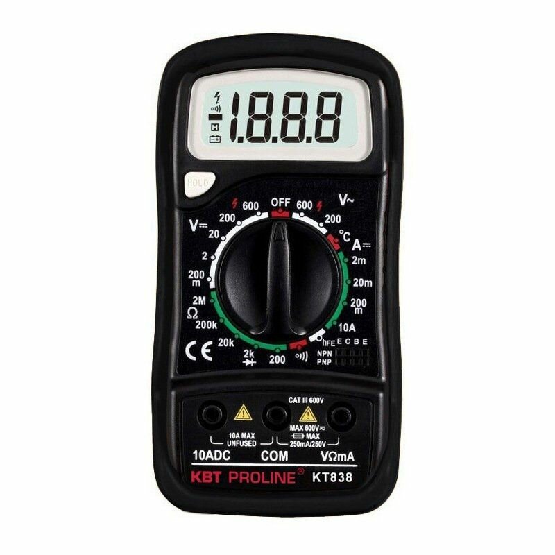 Мультиметр цифровой KT 838 «PROLINE» КВТ 791280