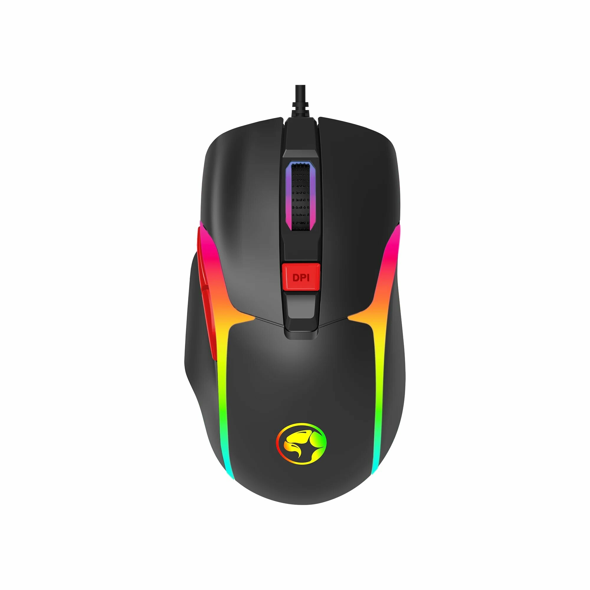 Мышь игровая MARVO Tepo 70, проводная, 12 800 dpi, с подсветкой, черный (M360)