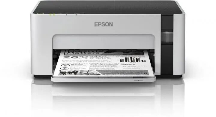 Epson Принтер струйный , черный, серый — фото 1