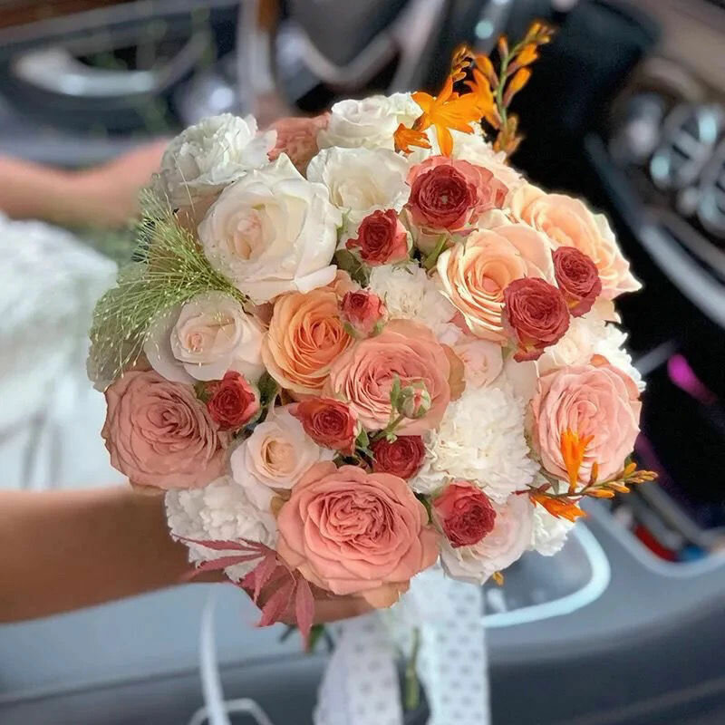 Свадебный букет, букет невесты, свадебная фотосессия, тюльпаны, подписание свидетельств о браке, искусственные цветы, реквизит для фото, Праздник Циси, независимый веб-сайт.