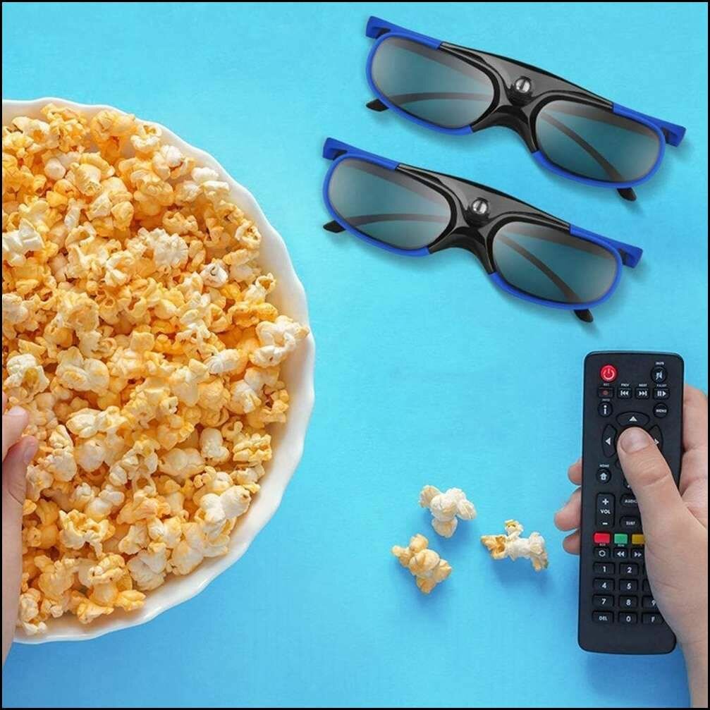 RJ) 2 шт. очки с активным затвором DLP-Link 3D USB перезаряжаются совместимый проекторов проекта W1070 W700