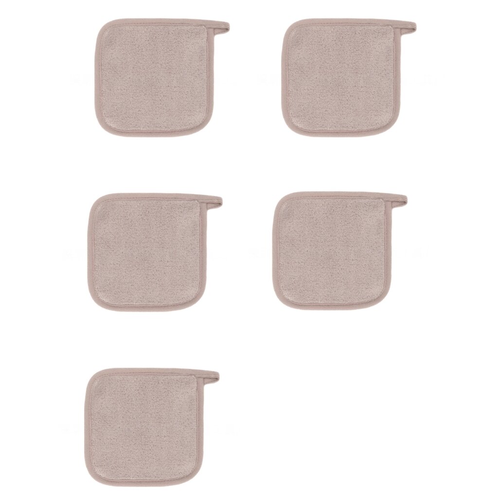 5 Шт Многоразовых Салфеток для Снятия Макияжа, Мягкие Прокладки Из Полиэфирного Волокна Для Нежной Кожи И Водостойкой Туши