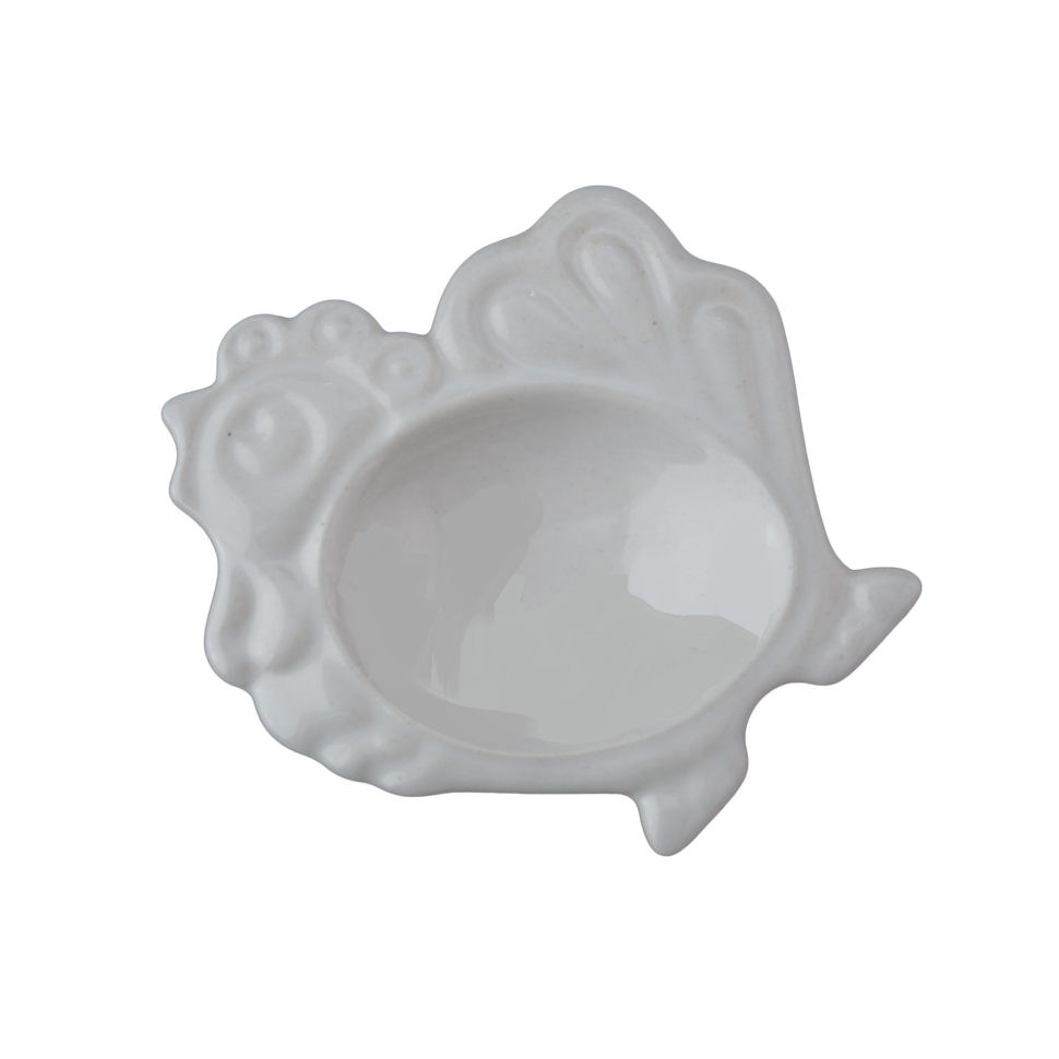 Цыплёнок, подставка под яйцо из фарфора (бел.)