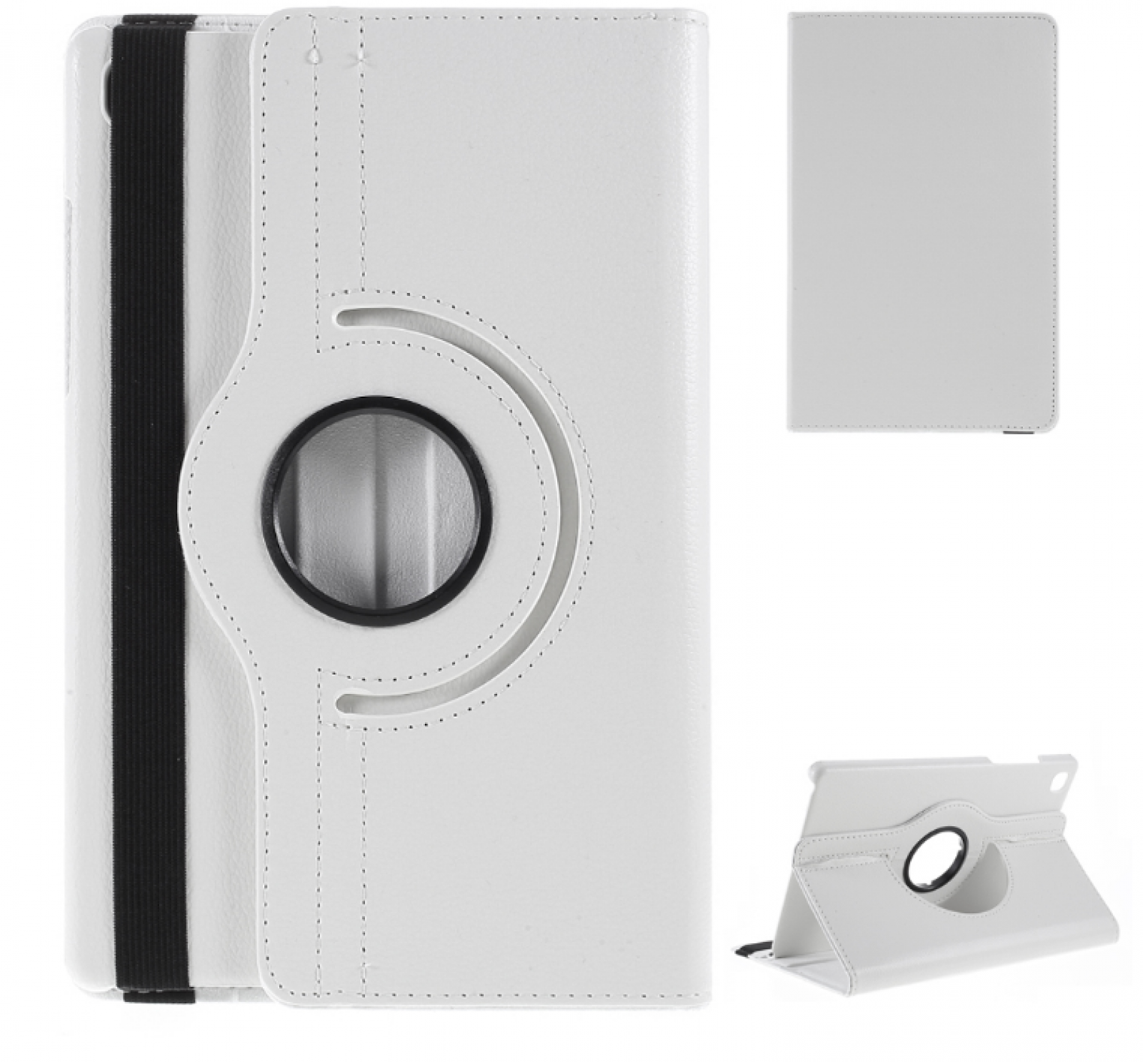 Чехол для планшета MyPads iPad Air (M2) 13 2024 поворотный ротационный белый кожзам