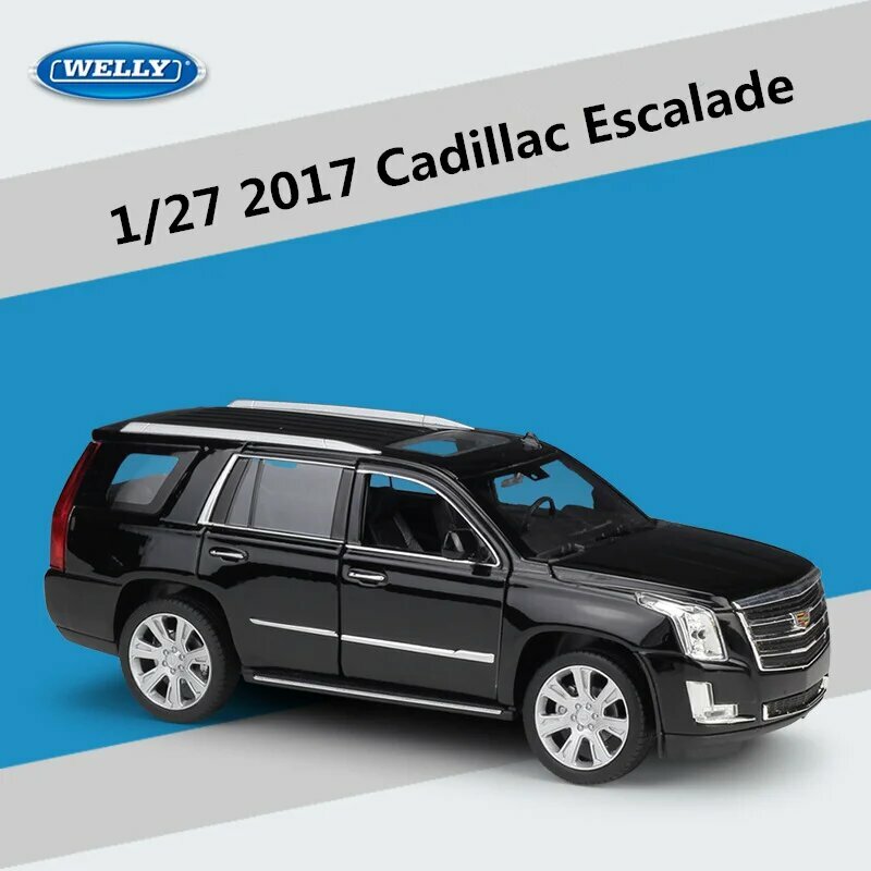WELLY 1/27 Cadillac Escalade SUV металлическая модель автомобиля
