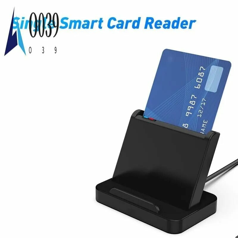 (Q V N Считыватель смарт-карт USB IC ATM Универсальный считыватель SIM-карт Разъем USB- совместим с Linux
