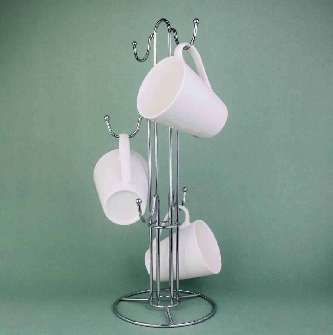 Держатель кухонный для кружек, для бокалов, 15 см х 15 см х 41.5 см, 1 шт