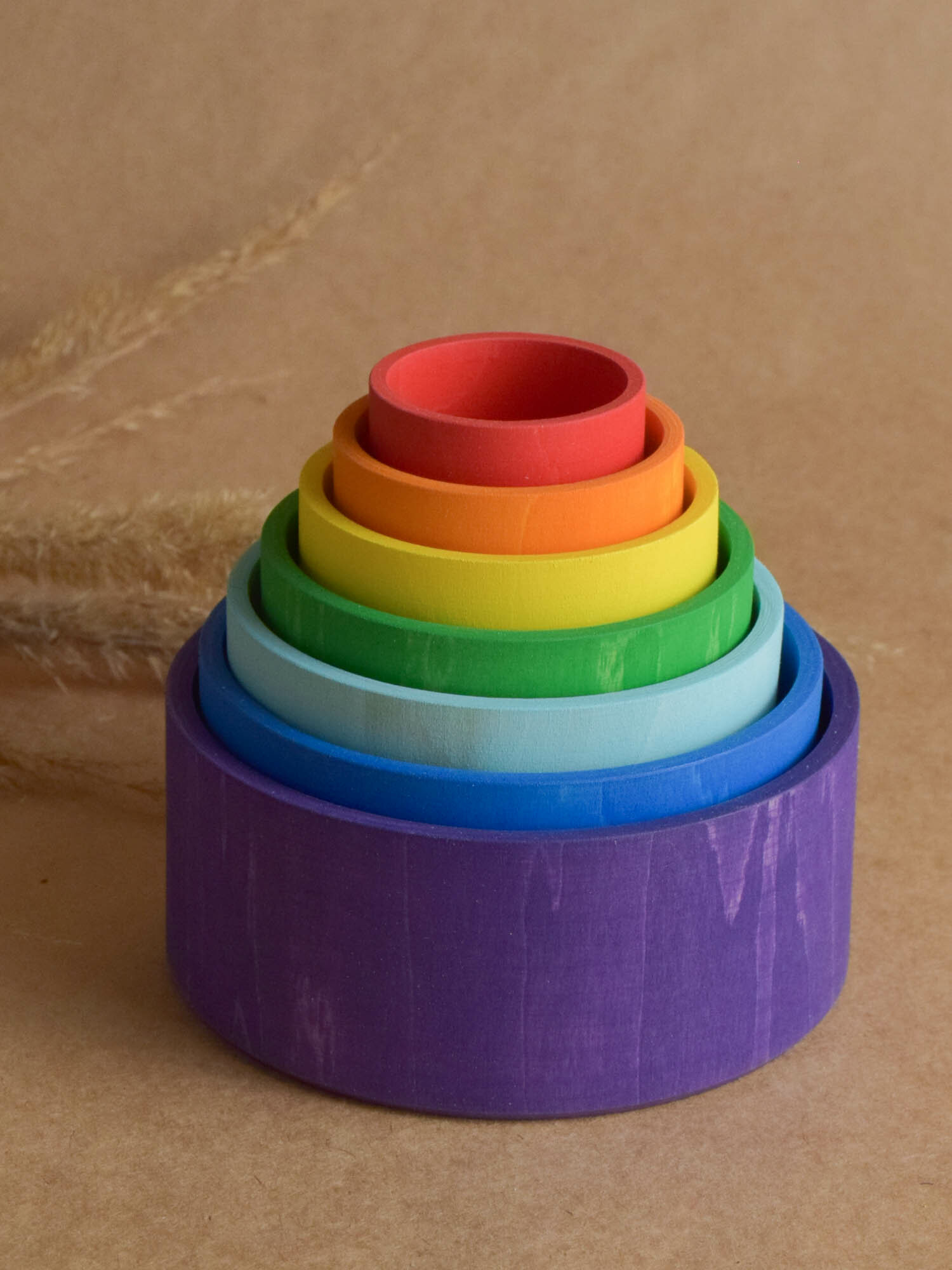 Пирамидка Детская Стаканчики для Малышей Сортер по Цветам