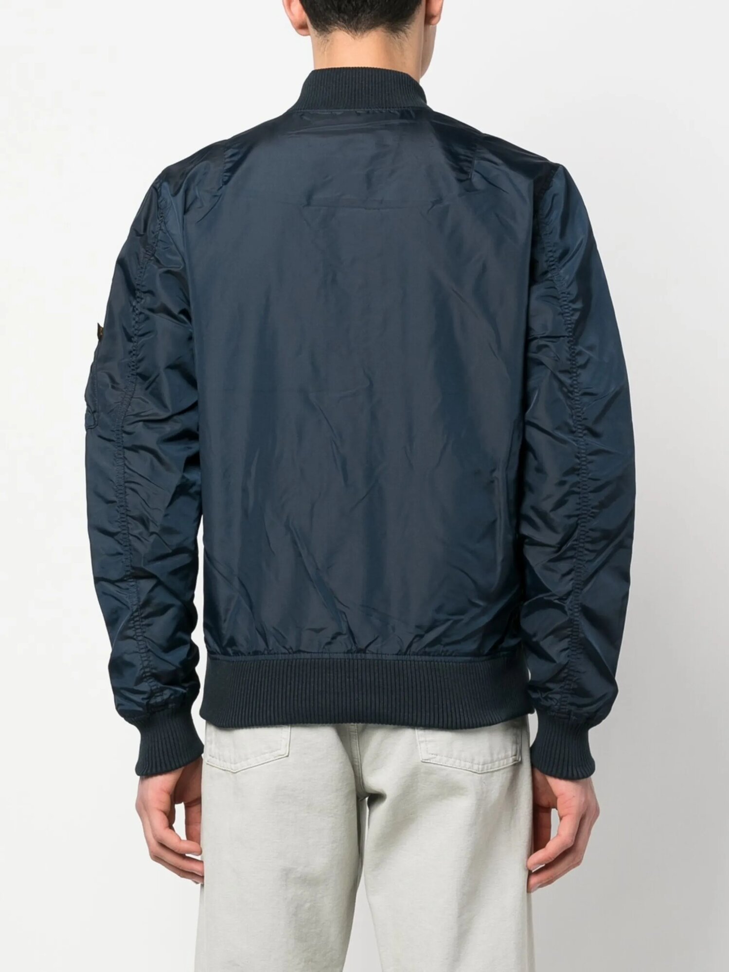 Бомбер ALPHA INDUSTRIES MA-1 TT, размер 50, синий — фото 1