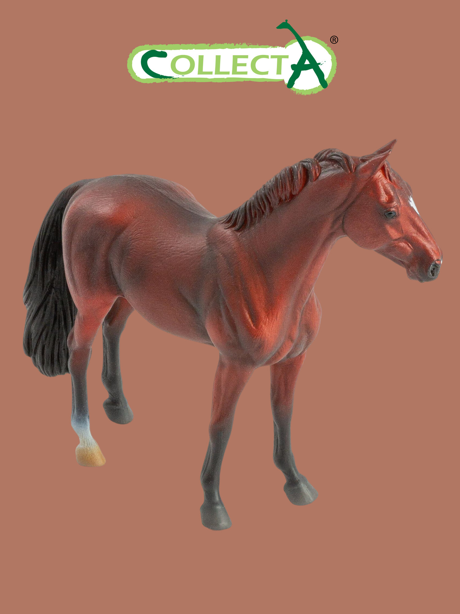 Фигурка лошади Collecta "Ганноверский жеребец" высота 12 см, 88431b