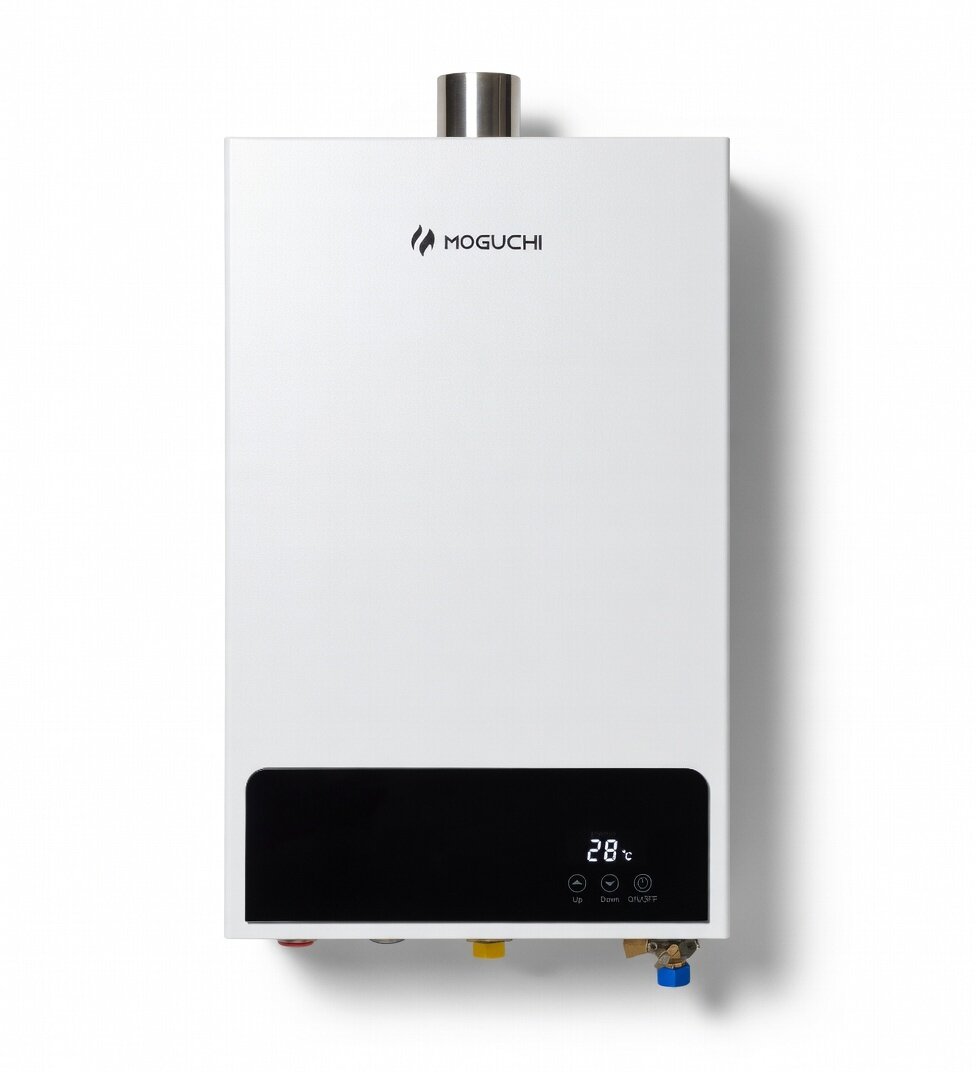 Газовая колонка MOGUCHI WHF-10, электронная, с дисплеем, настенный, 10л/мин