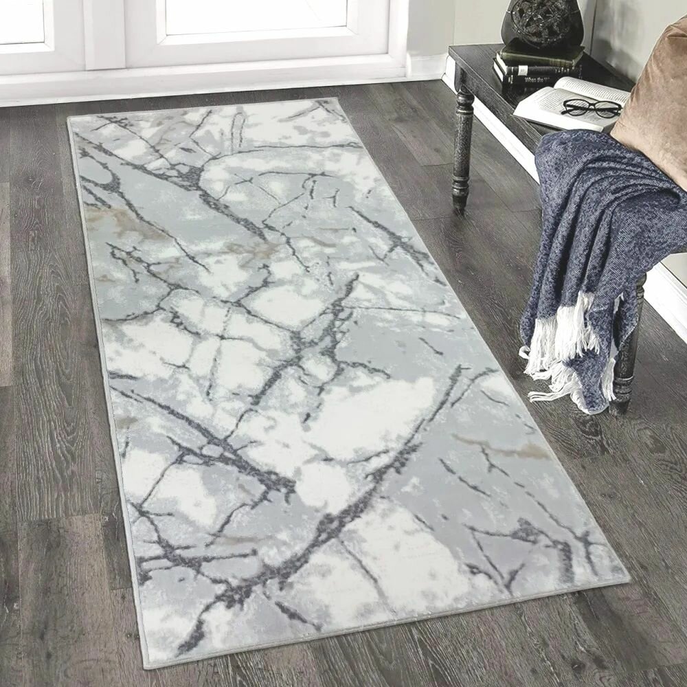 Ковер Calypso Вк 3849/a4/cl цвет Серый; Белый 2 м на 3 м