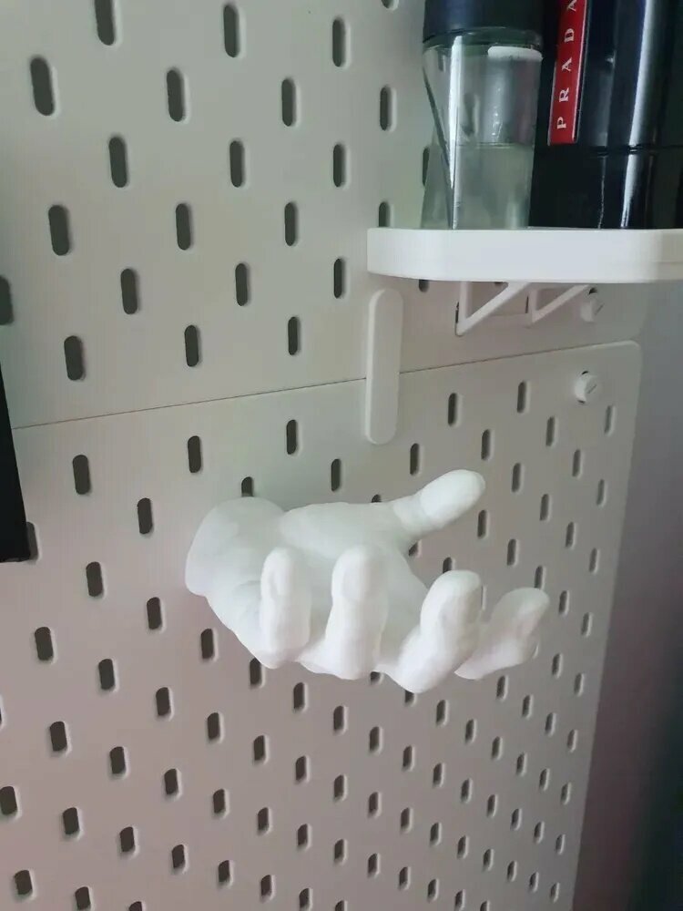 (1 комплект.)Крючки для украшений.(подходит для IKEA skadis), Аксессуары для хранения досок с отверстиями пряжек Skadis(Скодис)