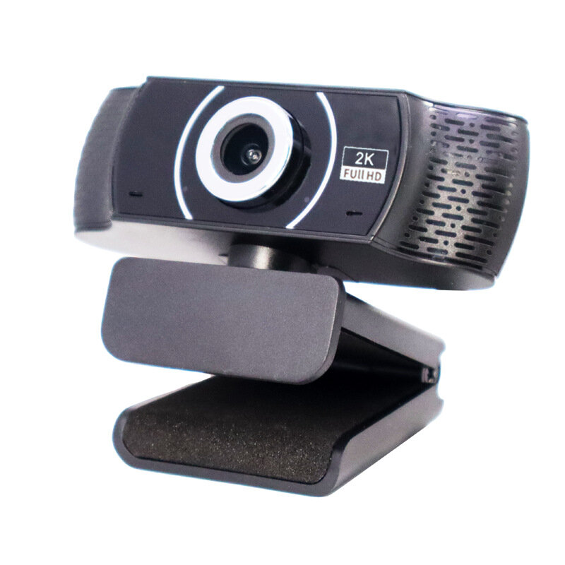 Веб-камера B08 2K Full HD USB со встроенным микрофоном для ПК, ноутбука, видеоконференций и стриминга