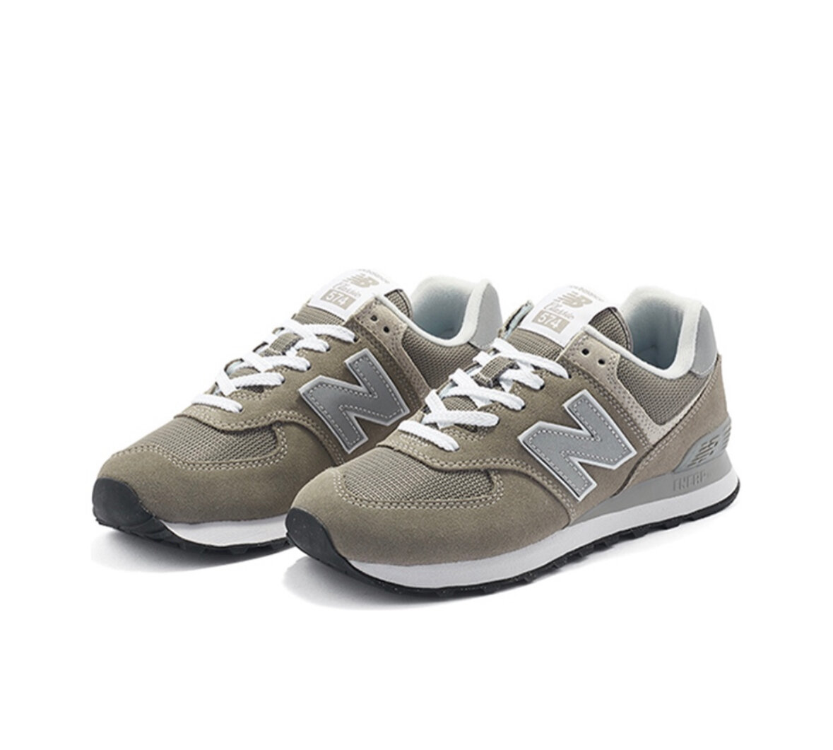 Кроссовки New Balance 574, полнота D, размер 41.5 EU, серый — фото 1