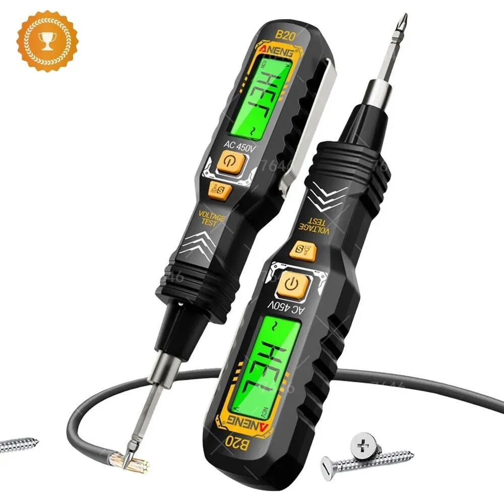 GM цифровой измерительный прибор ANENG B20, черный, диапазон переменного тока 30 1000 В, NCV детекция