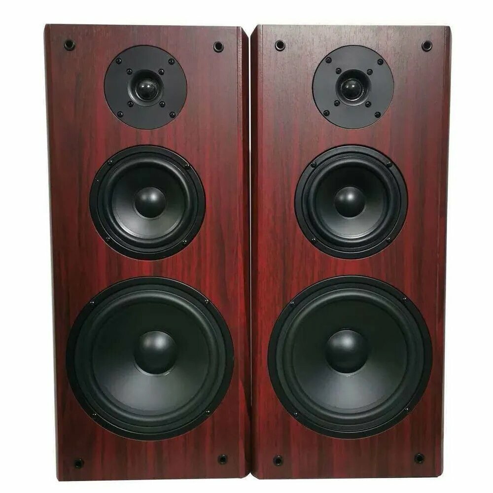Активные акустические системы 8 дюймов Hi-Fi 3-полосные деревянные пассивные колонки 1 пара + сабвуфер 5 дюймов 1 пара для дома