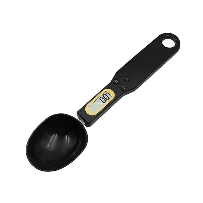 Электронные кухонные весы 0.1-500г Электронная мерная ложка весы, черный, белый