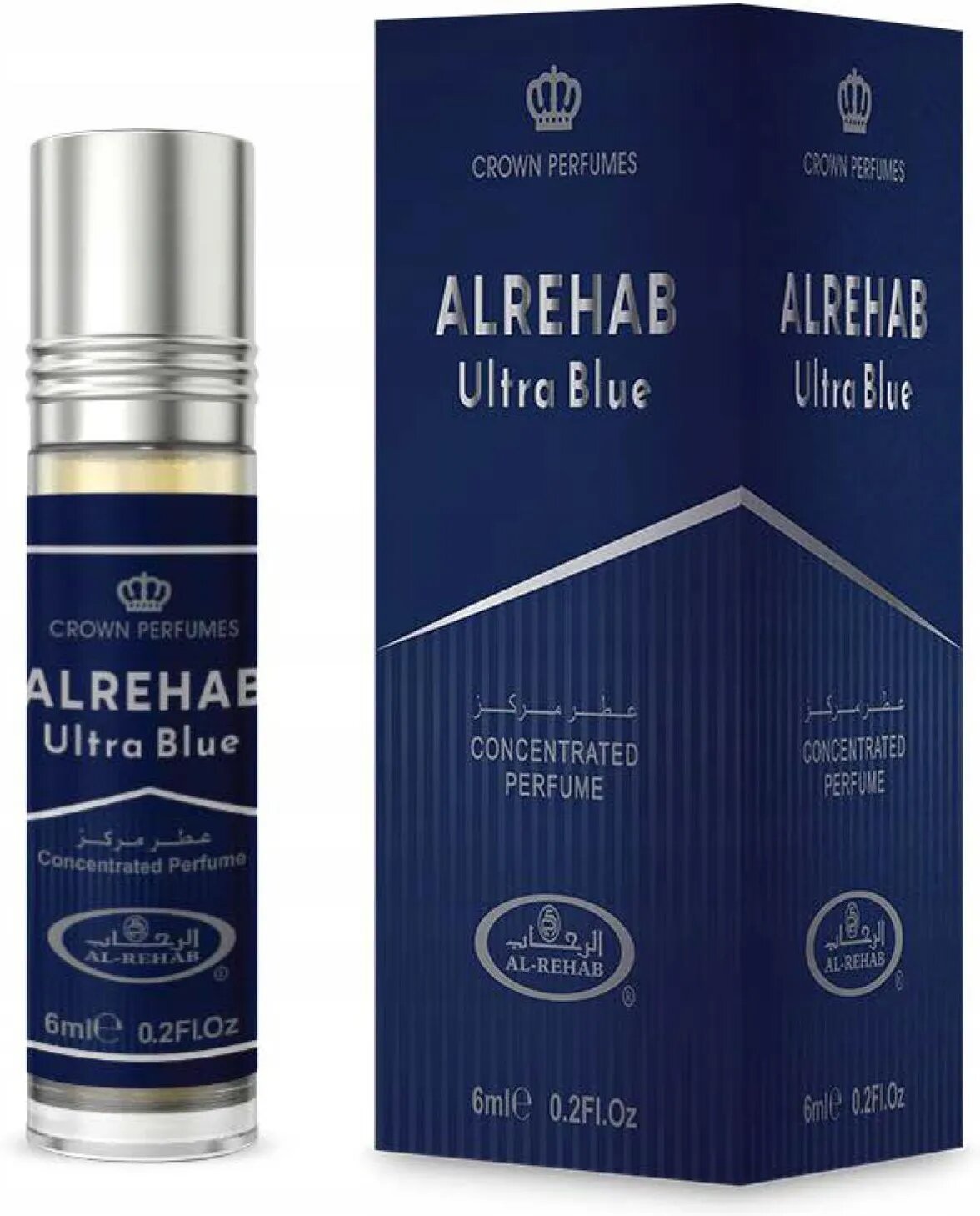 Al-Rehab Concentrated Perfume ULTRA BLUE (Масляные арабские духи ультра БЛЮ, Аль-Рехаб), 6 мл.
