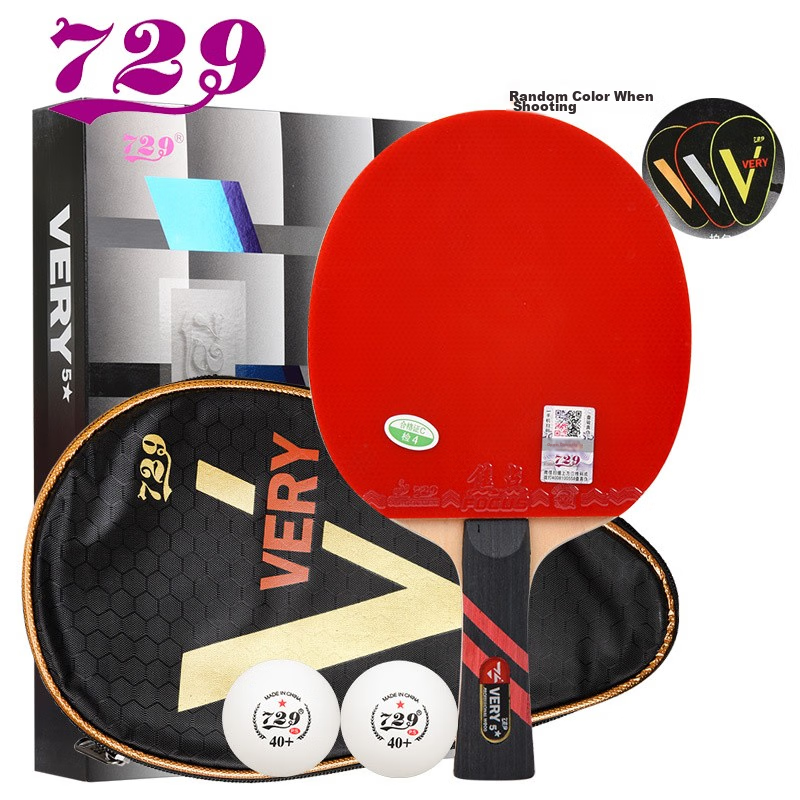 729 Таблица теннисной ракетки Пенхолд Грип Одна Ракетка 5-Звездная Качество Чистая Деревянная Характеристики：5 звезд,