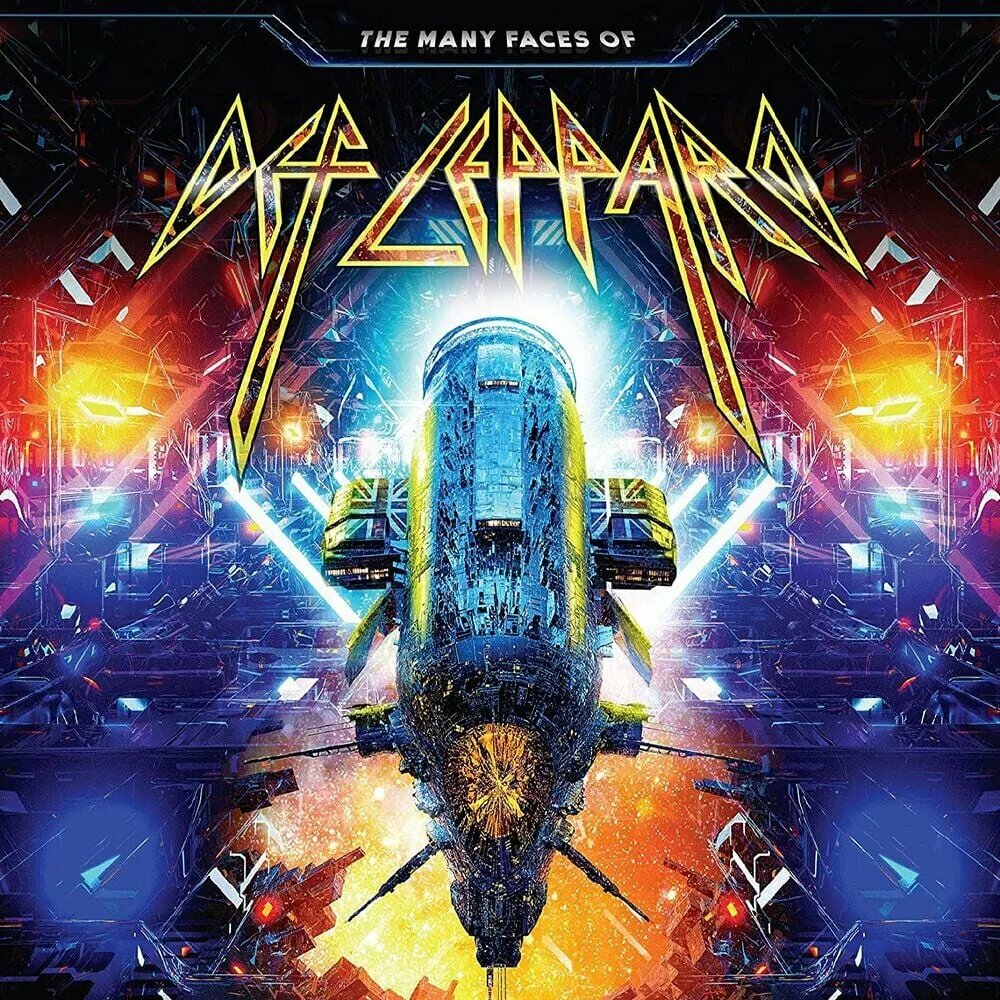 Виниловая пластинка Various Artists - The Many Faces Of Def Leppard (Orange And Blue Vinyl 2LP)