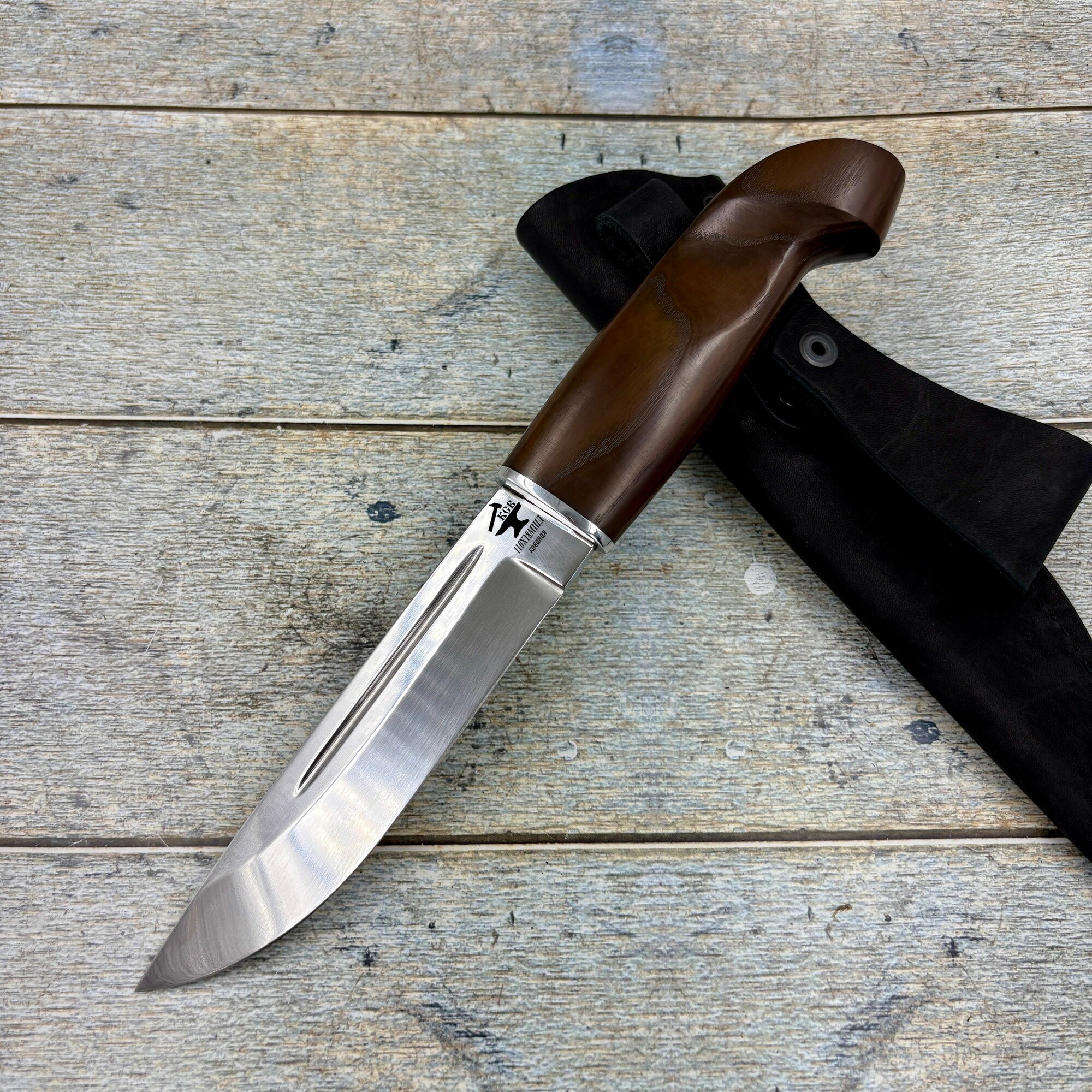 Нож Пуукко 110Х18МШД термоясень