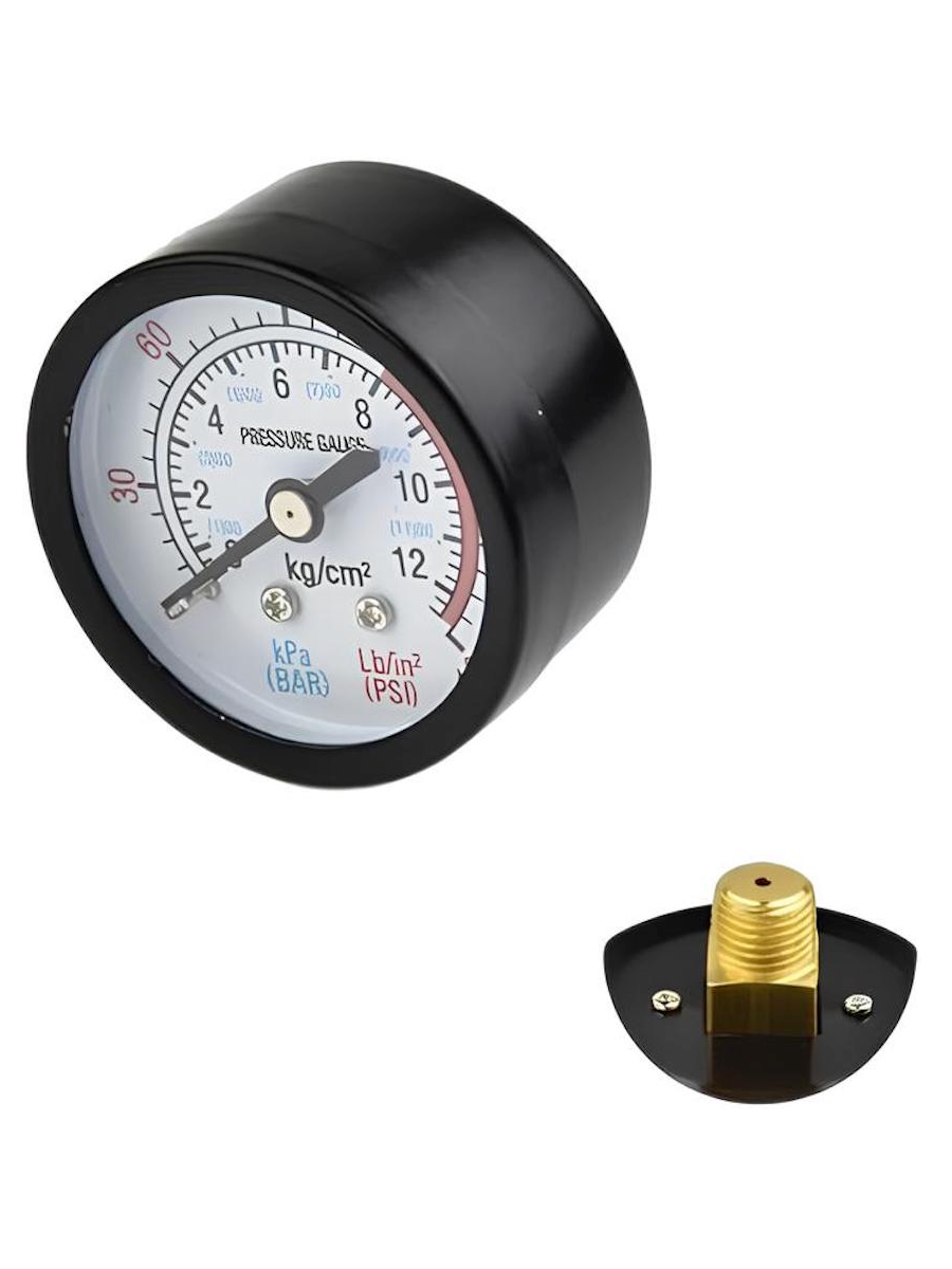 Манометр для компрессора 1/8" 8 бар DGM AC-150C (AC-150C-55)