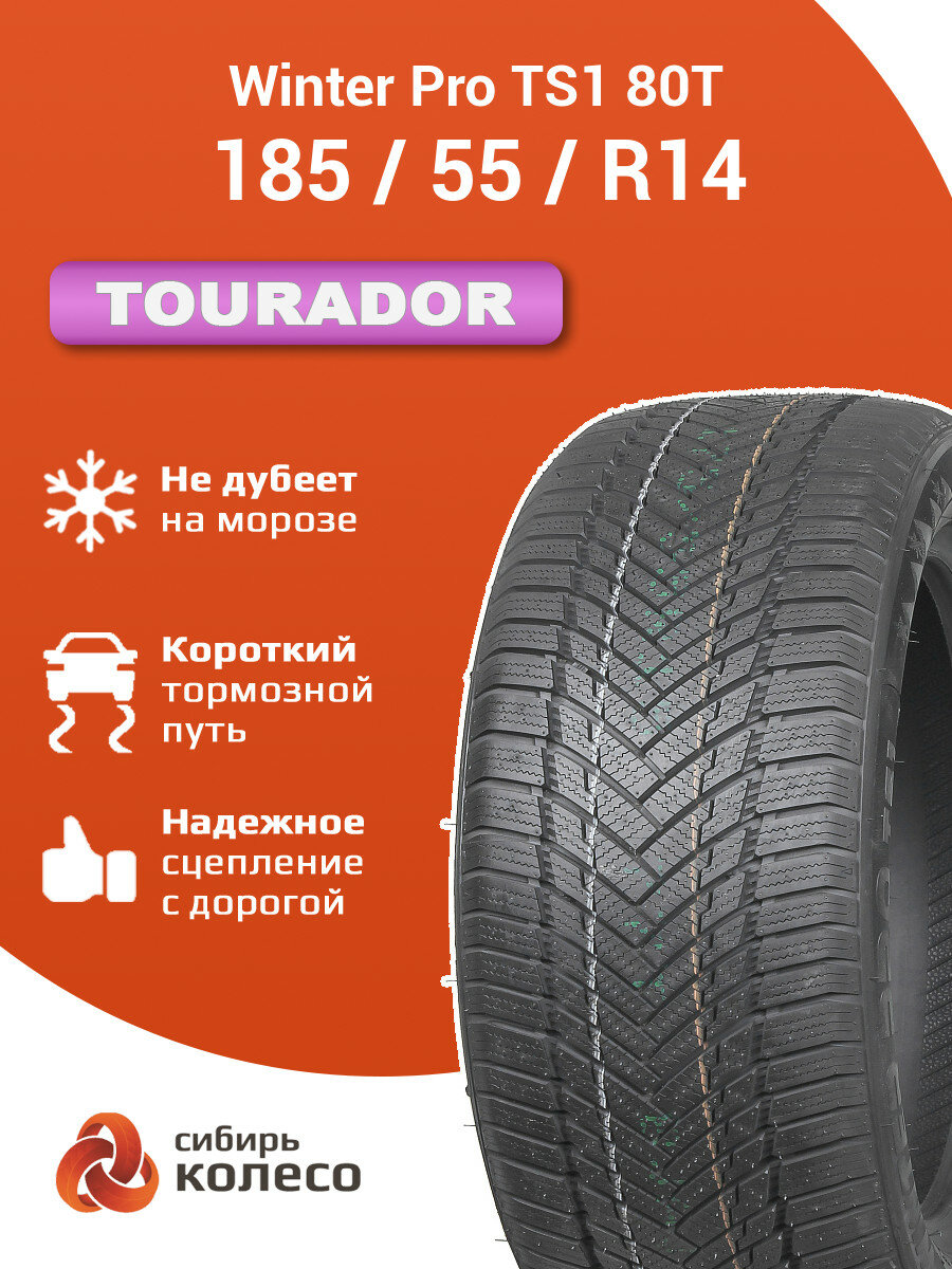 185/55R14 Tourador Winter Pro TS1 80T