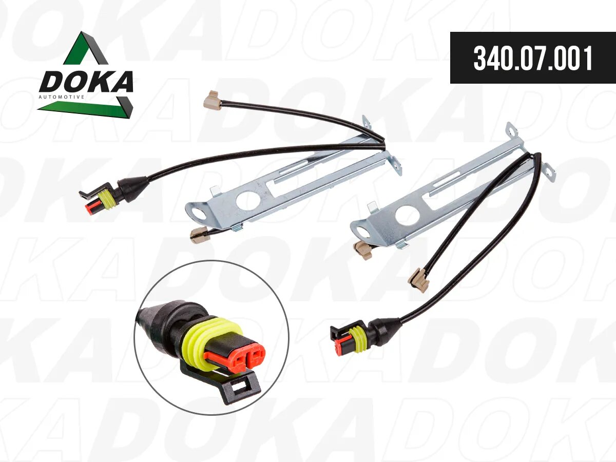 Датчик износа тормозных колодок газон некст, паз вектор некст (комплект 2шт)