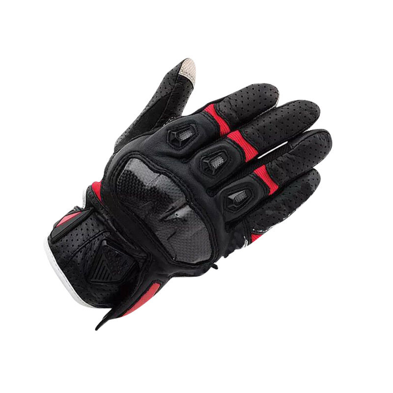 Прочные дышащие перчатки для мотоциклистов, тактические кожаные перчатки, противоударные защитные перчатки с полным покрытием пальцев для мотоциклистов.