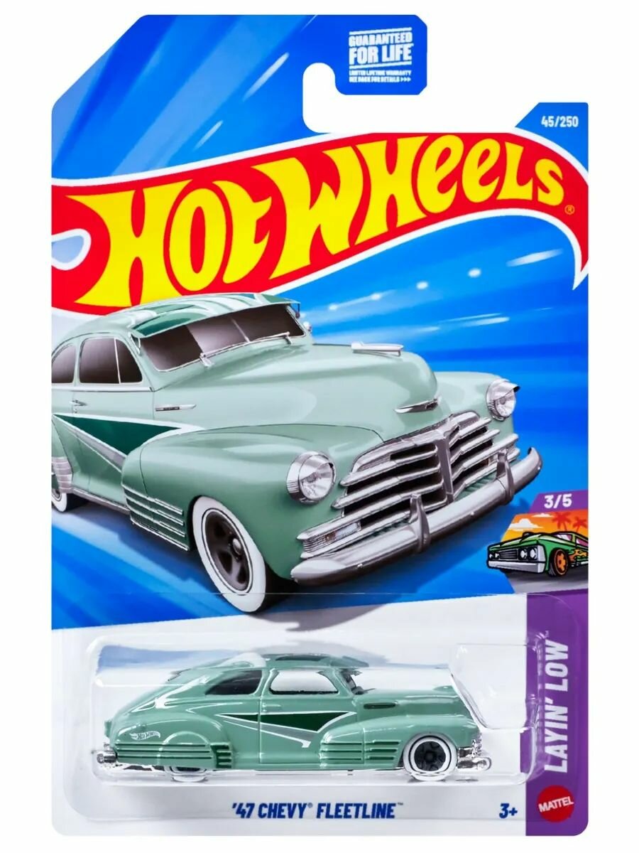 JJJ16 Hot Wheels машинка металлическая игрушка коллекционная масштабная модель 47 Chevy Fleetline кейс 2026