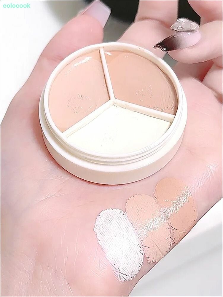 Палетка консилеров для лица, корректор для макияжа 3в1