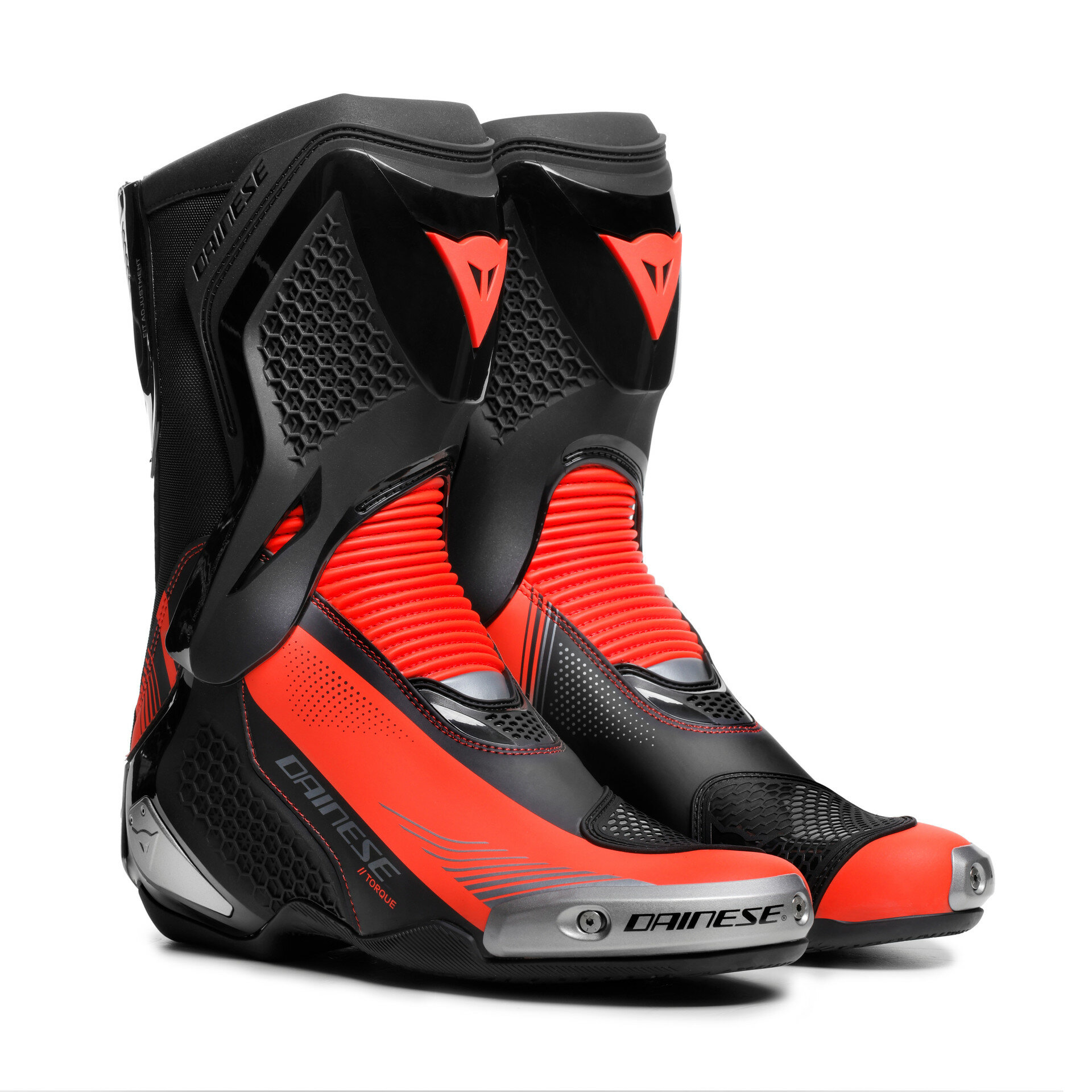 Мотоботы Спортивные Мужские Dainese Torque 4 Black/Red-Fluo, 44