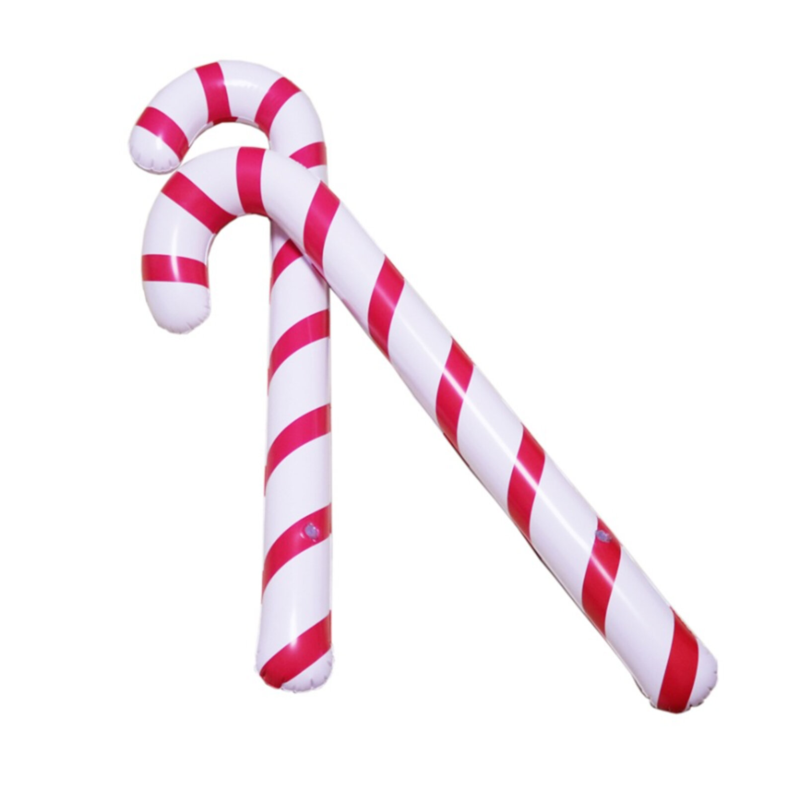 Надувная трость в виде леденца, украшение для дома и сада на Рождество, сувенир для вечеринки.