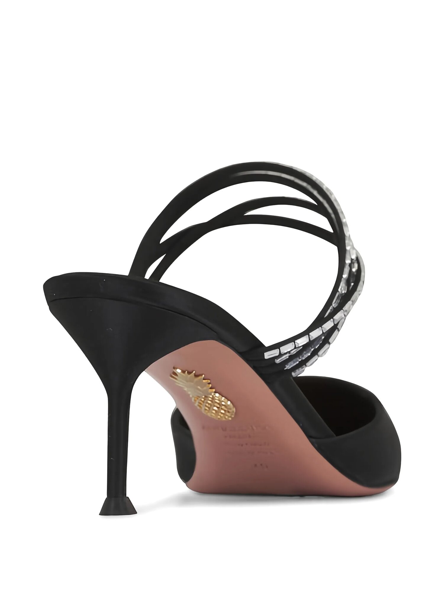 Мюли Aquazzura Luce, размер 40, black/black — фото 1