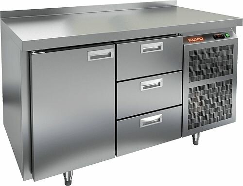 Стол холодильный HICOLD GN 13/TN с бортом. Товар уцененный