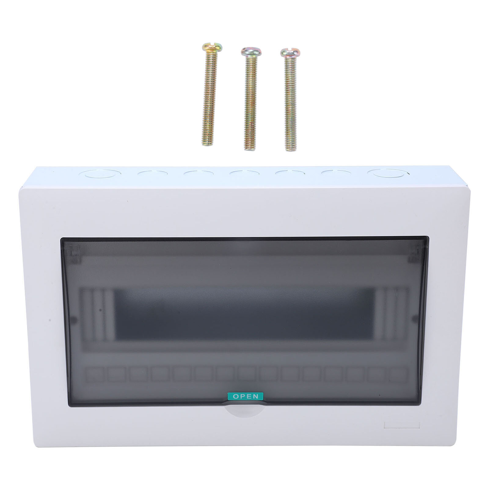 Распределительный бокс, 15 отсеков, открытого монтажа, с DIN-рейкой